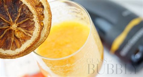 Blood Orange Cocktail Glass Of Bubbly
