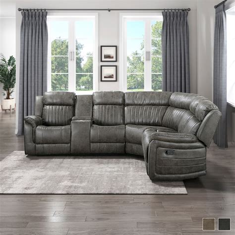 Grey Curved Sectional Sofas Overstock