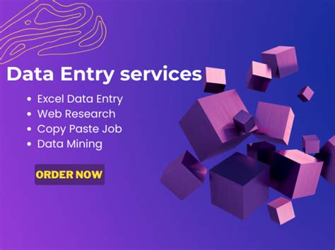do excel data entry web research copy paste typing pdf to excel
