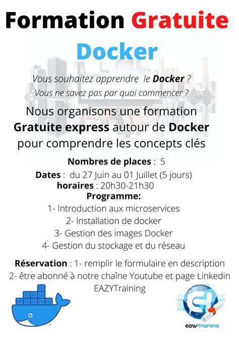 Eazytraining Sur Linkedin Docker Eazytraining Devops Formationgratuite 13 Commentaires
