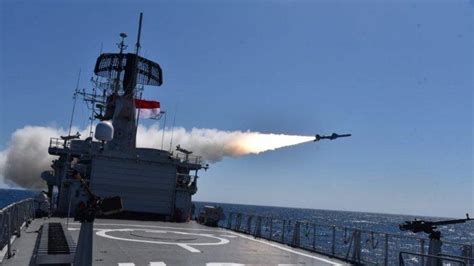 Kapal Perang Canggih Milik Tni Al Berhasil Tembakan Rudal Senjata Khusus Di Latgab Tni 2023