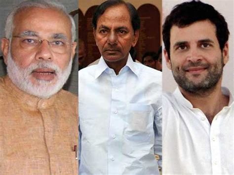 Telangana Polls Kcr Wins Hands Down Modi Leads Over Rahul Gandhi