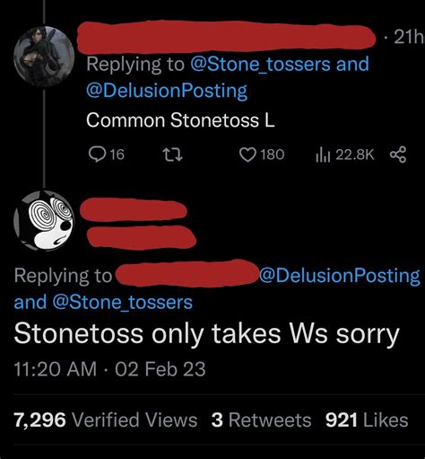 Cuck Umber On Twitter RT Stone Tossers