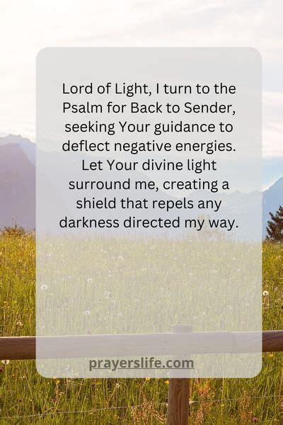 47 Powerful Psalm For Back To Sender