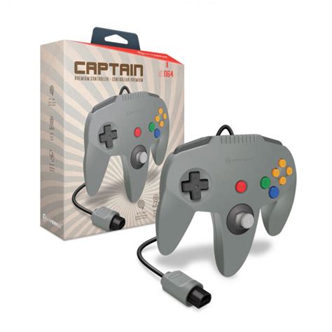 N64 Captain Premium Controller Gray — Gametrog