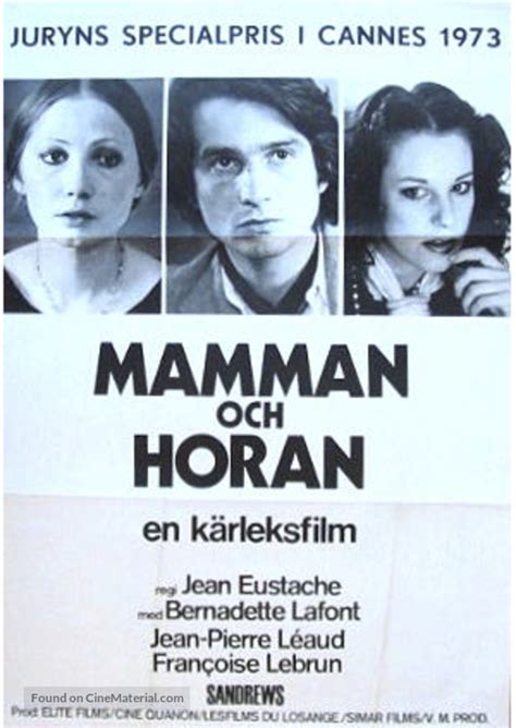 La Maman Et La Putain 1973 Swedish Movie Poster
