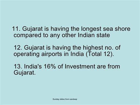 Amazing Facts About Gujarat