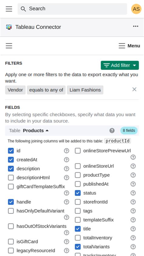 Tableau Connector By Tempo Shopify Tableau Integration With Tableau
