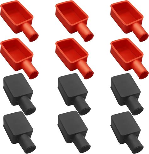 12pcs Battery Terminal Cover Battery Terminal Protector Car Insulating