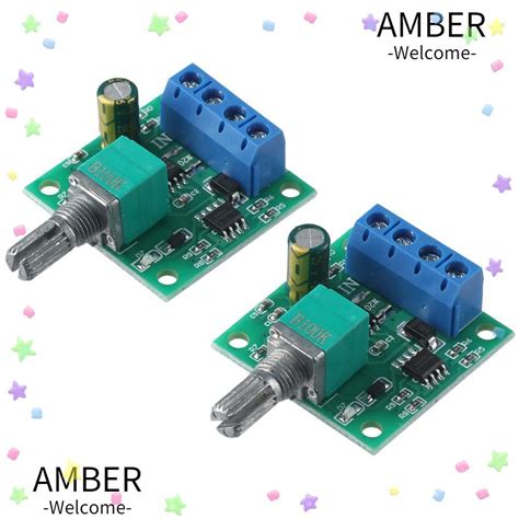 Amber สวตชควบคมความเรวมอเตอร PWM แรงดนไฟฟาตา ปรบได 1 8v 3v 5v 6v 12v 2A 30W 2 ชน