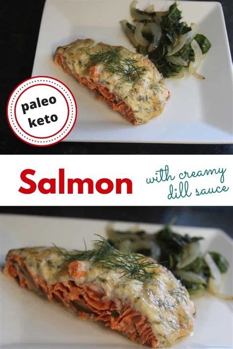 Salmon With Creamy Dill Sauce