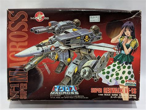 Macross 1100 Scale Valkyrie Vf 1s Super Gerwalk Plastic Model Kit Arii