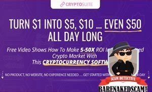 Is CryptoSuite A Scam Honest CryptoSuite Review Bare Naked Scam