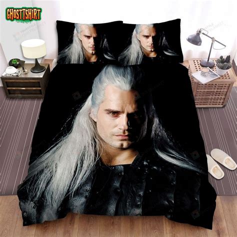 The Witcher Henry Cavill Geralt Poster Bed Sheets Duvet Cover