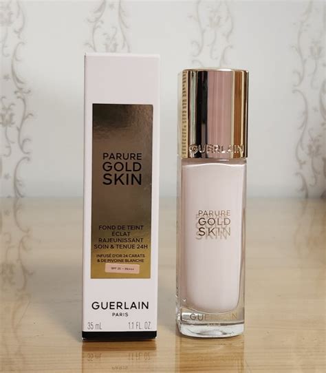 광채가득 메이크업의 완성 겔랑 빠뤼르 골드 스킨 파운데이션 네이버 블로그