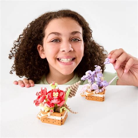 Mini Blocks Flower Series Assorted Kmart