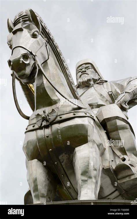 Die Reiterstatue Dschingis Khan Teil Des Dschingis Khan Statue Komplex