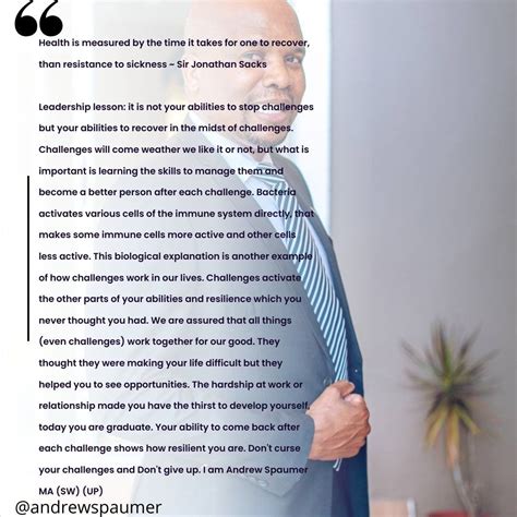 Andrew Spaumer On Linkedin Health Is Measured By The Time It Takes For One To Recover Than…