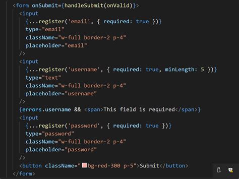 React Hook Form