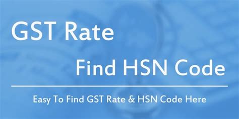 Gst Rate India Hsn Code Finder Stahuj Cz