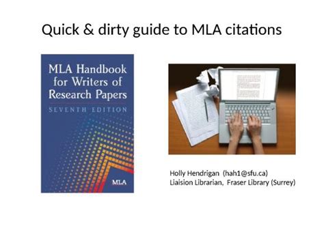 Powerpoint Citation Mla Mla Citations Final