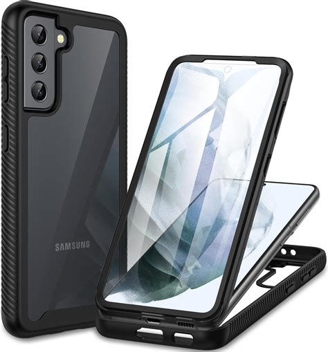 CENHUFO Samsung Galaxy S21 5G Case Shockproof Cover With Built In Screen Protector Rugged