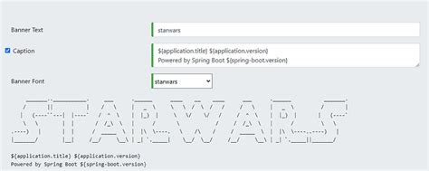 Springboot 콘솔 배너 변경하기 배너 생성 사이트 소개