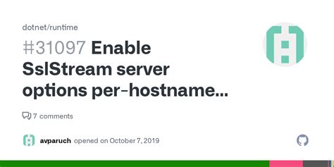 Enable Sslstream Server Options Per Hostname In Callback · Issue