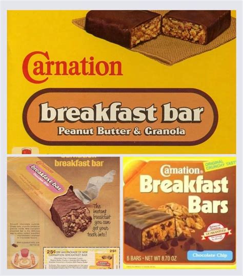 Carnation Breakfast Bars Were Created By Carnation In 1976 The Bars