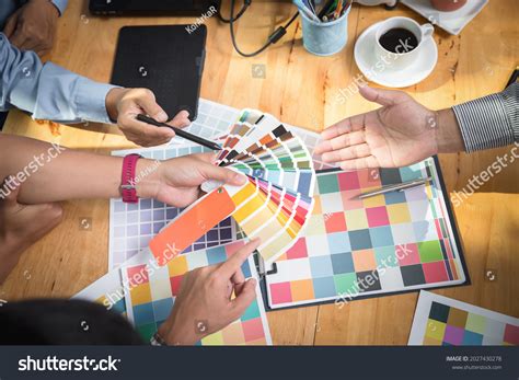 Interior Designer Chooses Color Chart Home Stock Photo Shutterstock