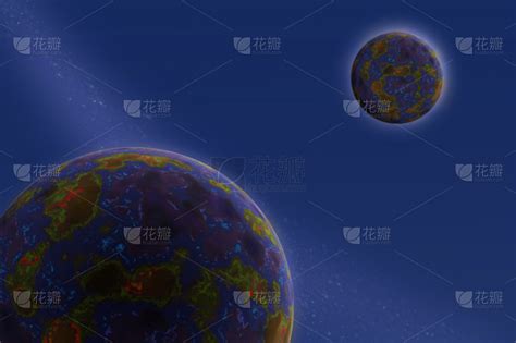 太空 星星 星系 水平画幅 无人 蓝色 抽象 深的 太阳 海洋
