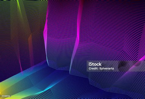 디자인에 대 한 벡터 현혹 초현실적인 아트 배경 같은 환각 마약 여행 초현실주의 선형 3d 트렌드 환상적인 환각 유행 현대 Op 아트 광학 차원 환상 3차원 형태에 대한