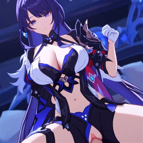 Rule 34 Acheron Honkai Star Rail Ai Generated Cleavage Female