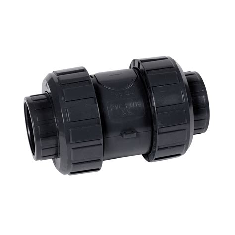 Peraqua Cone Check Valve S4 DN10 PVC Grey PVCu Solvent Socket Ends
