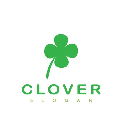 Clover Leaf Logo Illustration Vector Flat Design 24228281 Vector Art At