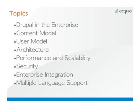 Integrating Drupal Into Your Enterprise Architecture Ppt