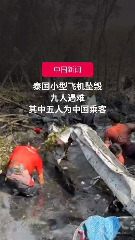 早报 Zaobao Sg 一架小型飞机8月22日在泰国东部北柳府坠毁，造成九人遇难。据报，失事飞机上有五名中国乘客。中国驻泰国大使馆正在对