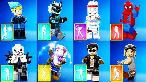 Legendary Fortnite Dances With LEGO Skins YouTube