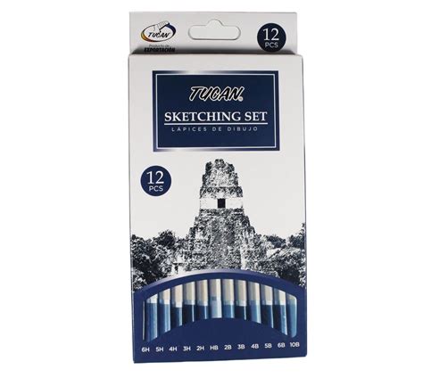 Set Lapices De Dibujo 12 Pcs