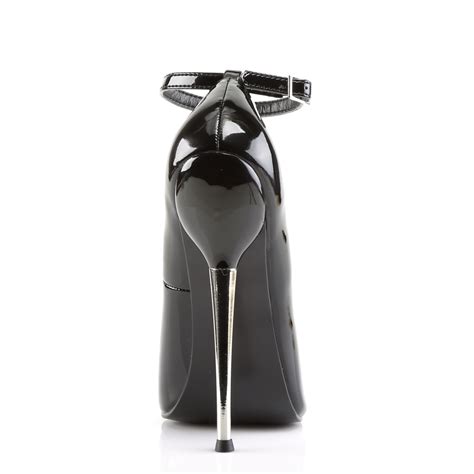 Dagger 12 Devious High Heels Riemchenpumps Stiletto Metallabsatz