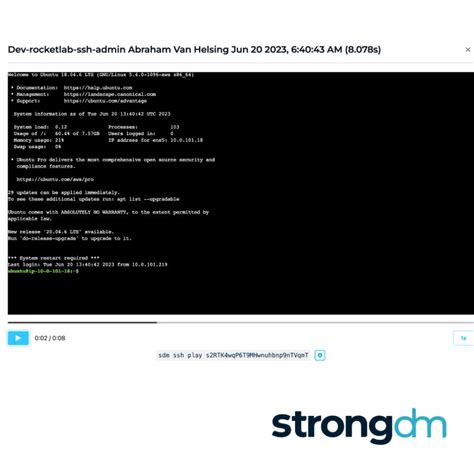 Privileged Session Management Solution Strongdm
