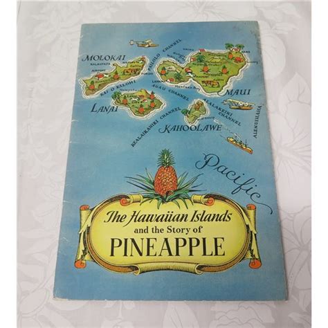 Hawaiian Islands And The Story Of Pineapple Booklet 1936 Oahu Auctions