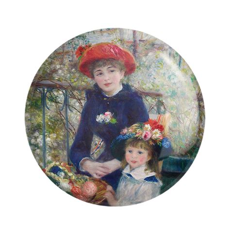 قیمت و خرید مگنت خندالو مدل نقاشی دو خواهر روی تراس رنوار کد 23353