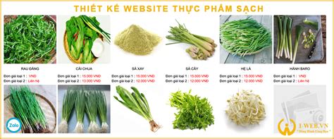 thiẾt kẾ web thỰc phẨm sẠch