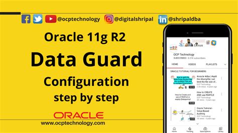 oracle 11g r2 dataguard configuration step by step shripal singh