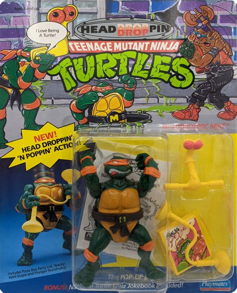 Teenage Mutant Ninja Turtles Playmates Head Droppin Mike