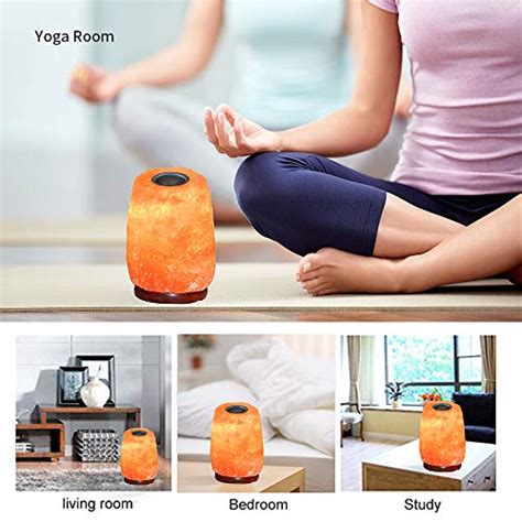 Pursalt Upgraded Aromatherapy Himalayan Pink Salt Lamp Diffuser With 3