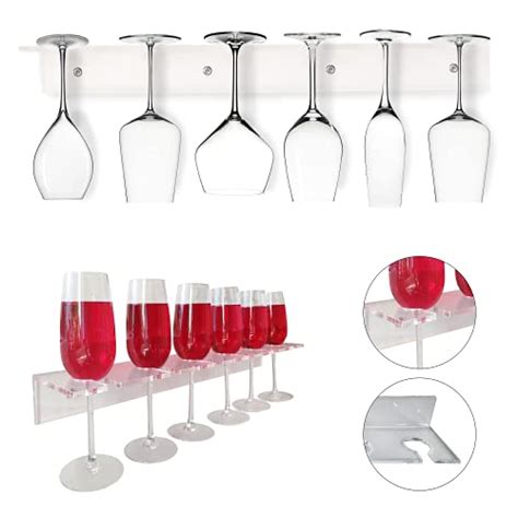 Champagne Wall Holder For Party Wine Glass Holder Wall Mounted Wine