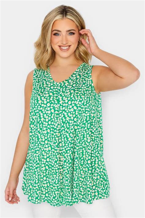 Daisy Print Tank Top