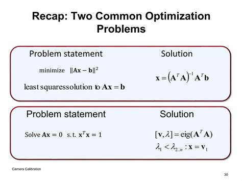 14 Cie552 Camera Calibration Pptx 3 D Graphics Computer Software And Applications
